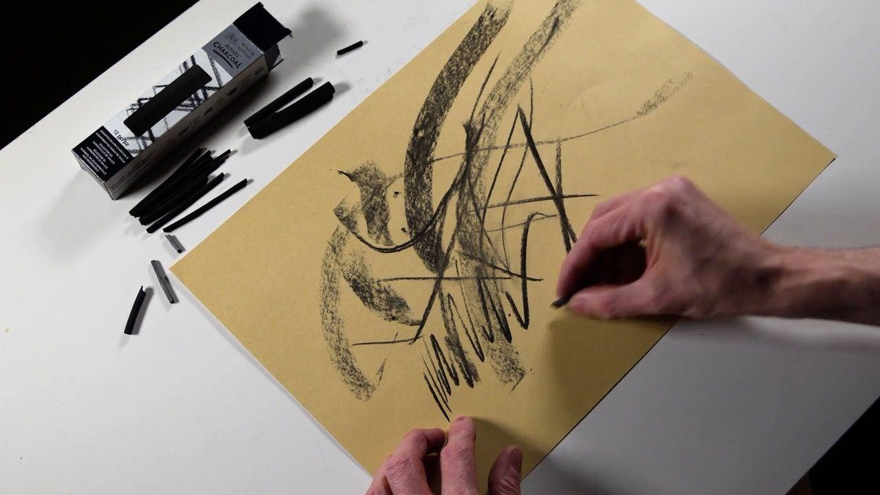 Lesson 1: Texture: Charcoal mark making (Original scheme)