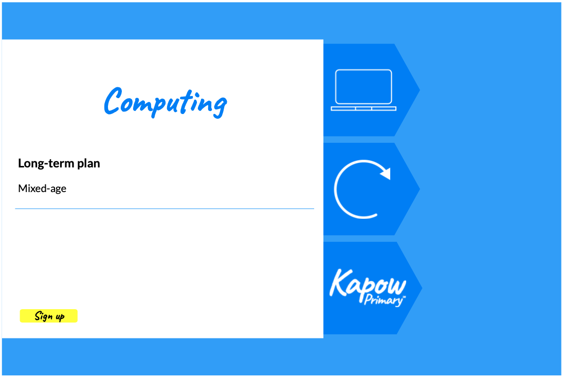 Computing – Long-term Plan for Mixed-age Classes - Kapow Primary