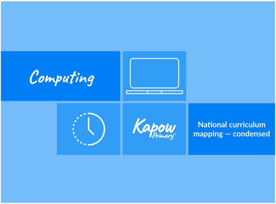 Computing: National curriculum mapping — condensed - Kapow Primary Computing: National curriculum mapping — condensed - Kapow Primary