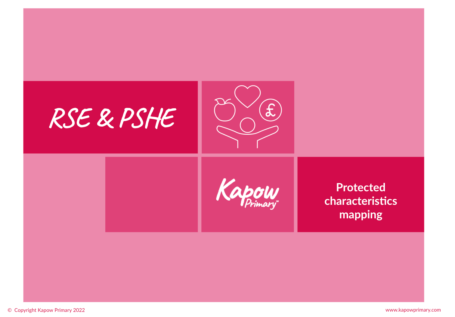 RSE & PSHE: Protected characteristics mapping - Kapow Primary