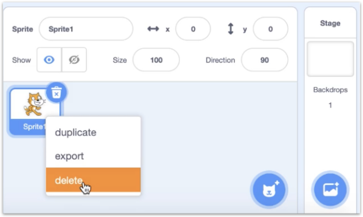 Lesson 1: Tinkering with Scratch: Presentation mode